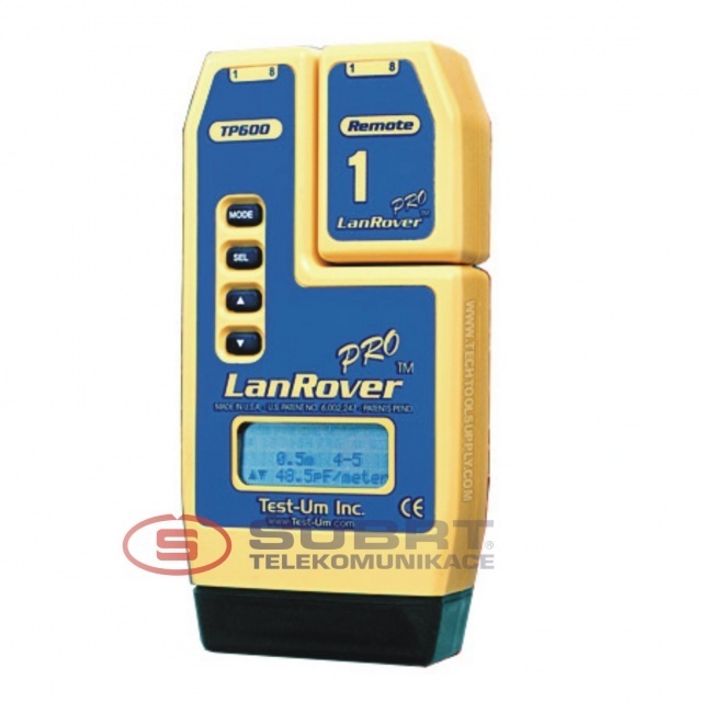 Tester na kabeláže TP 600 - Telekomunikace ŠUBRT